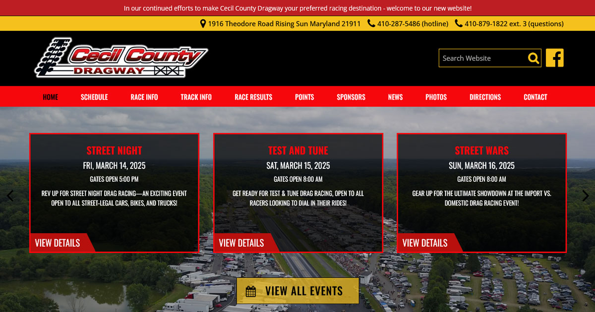 Home - Cecil County Dragway